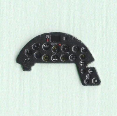 Yahu YMA7226 1/72 F4U-1 Corsair Instrument Panel Painted Photoetch ...