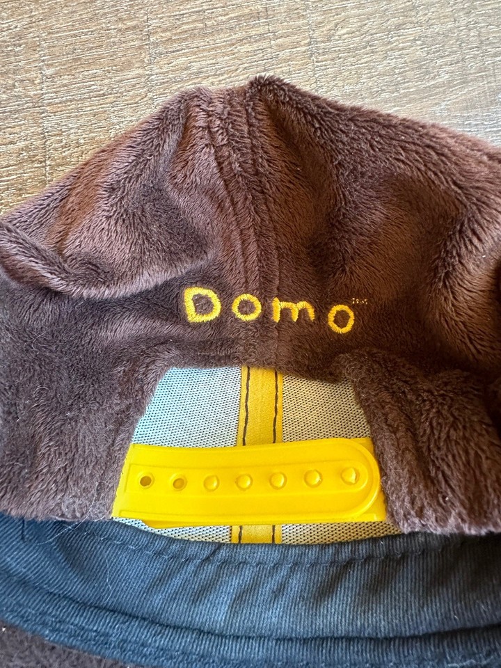 VTG Domo Full Furry Adjustable SnapBack Cap Domo Brand Anime Japanese ...