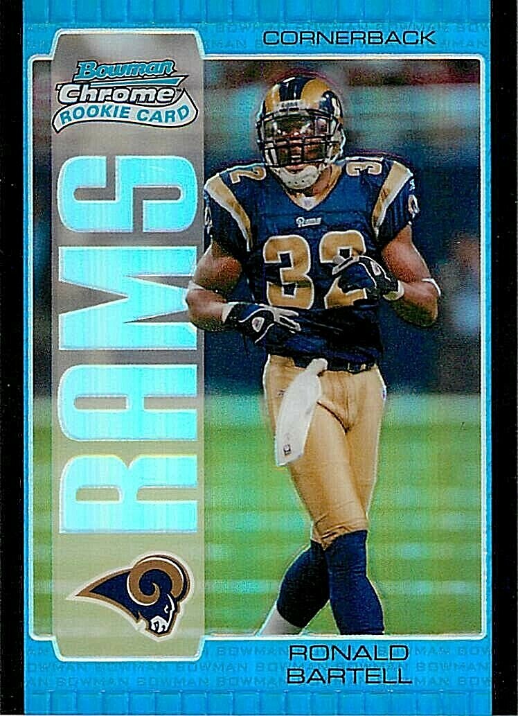 2005 Bowman Chrome - Blue Refractor #196 Ronald Bartell /250 (RC) for ...