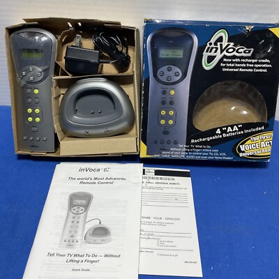 Invoca Voice Activated Universal Remote Control Deluxe 8 in 1 Home ...