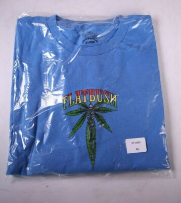 Flatbush Zombies Jah Crucifix T-Shirt Washed Indigo XL New, Sealed | eBay
