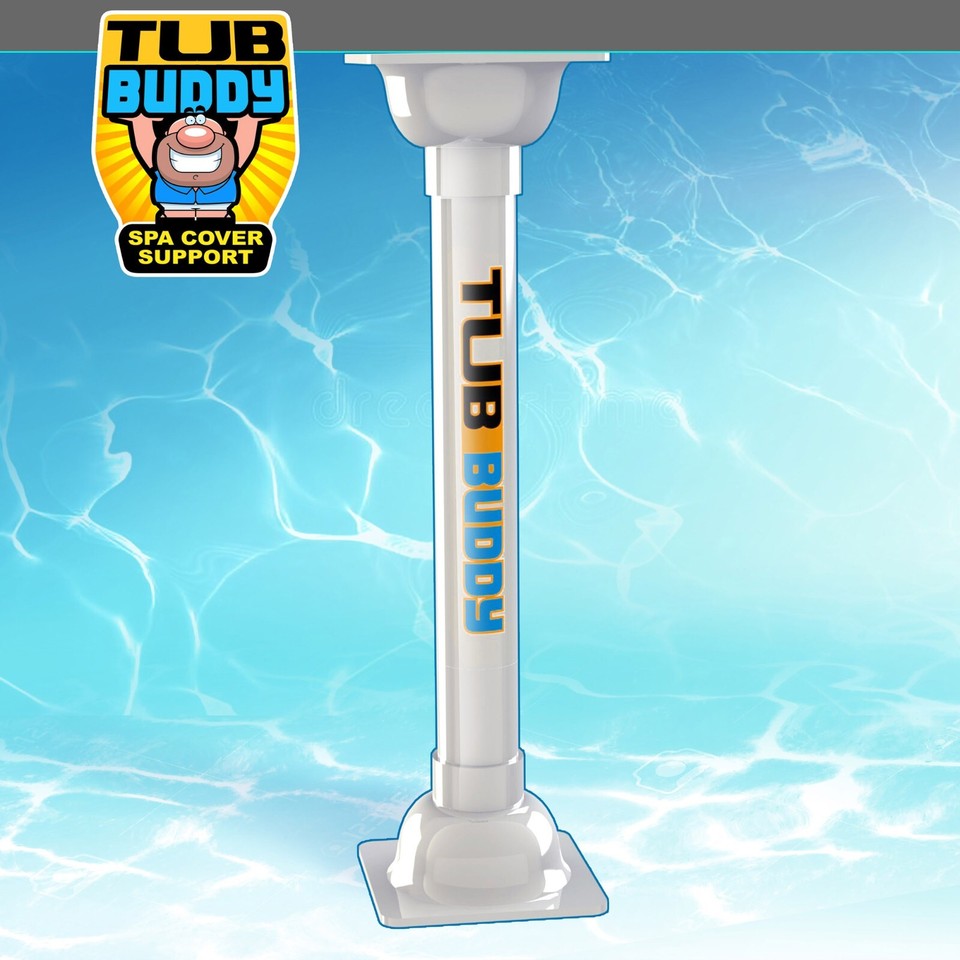 Tub Buddy Hot Tub Cover and Spa Support (EXTEND YOUR COVER LIFE) Made ...