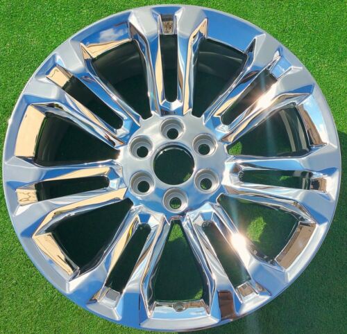 Factory Escalade Tahoe Yukon Wheel New 22 in GM OEM Chrome 84346100 ...