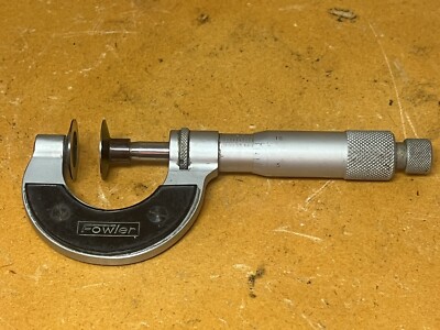Fowler Disc/flange 0-1" -001” Micrometer ~ | eBay