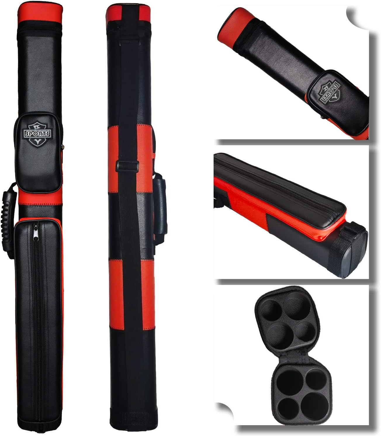 2X2 Hard Cue Case Square Pool Cue Billiard Stick Carrying Case | eBay