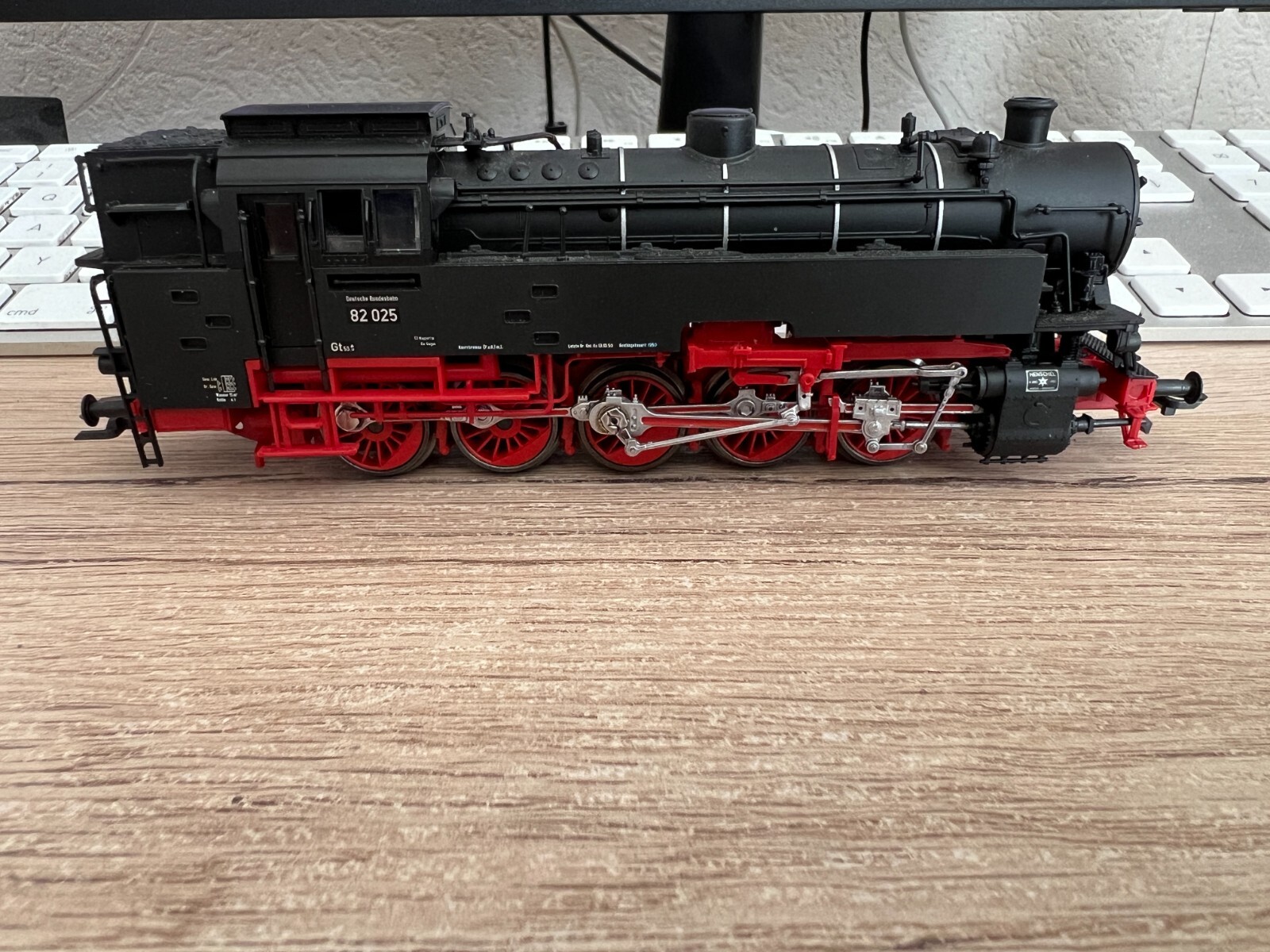 Piko 50042 H0 Dampflok BR82 025 der DB Top Zustand volle Funktion in ...