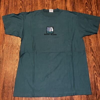 Vintage Block Island Artforms Striped Tshirt Rare Single Stitch | eBay