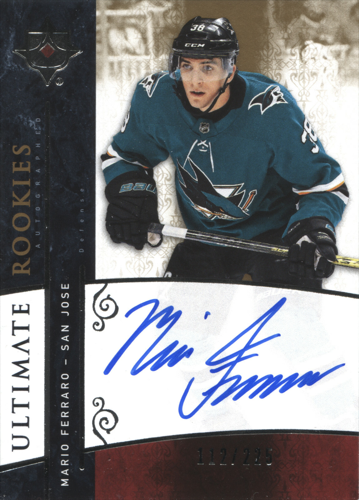19-20 UD ULTIMATE RETRO ROOKIE AUTO #RRA-MF MARIO FERRARO #112-225 | eBay