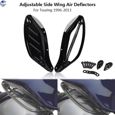 Black Side Batwing Fairing Wind Deflector Fit for Harley Street Glide ...