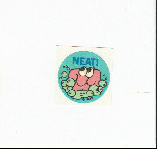 Vtg Scratch & Sniff Stinky Matte Trend Stickers Ham Candy French Fry ...