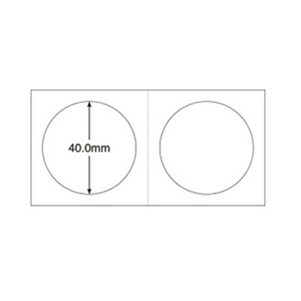 50Pack Ultra Thickness Coin Paper Clip Holders Container For All Types ...