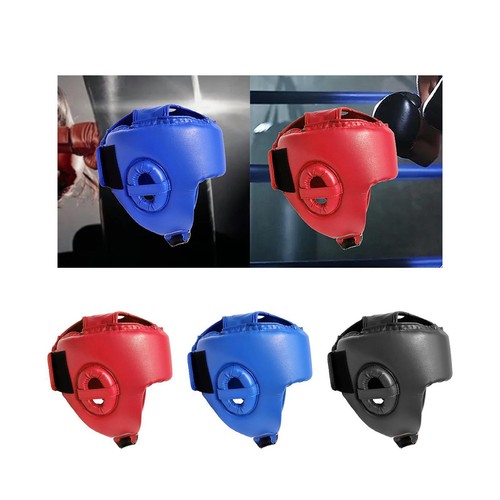 Boxing Headgear Full Face Protection Training Helmet Breathable ...