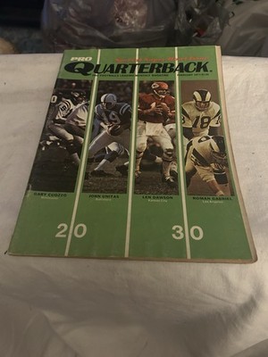 NFL Pro Quarterback Magazine Feb 1971 Super Bowl Issue Unitas Dawson ...