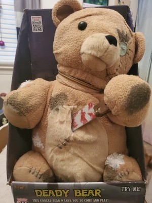 READ New Spirit Halloween Tekky Toys Deady Bear 2012 Animatronics ...
