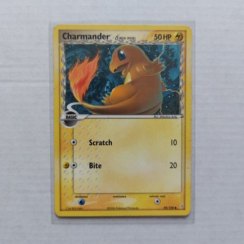 Charmander Delta Species EX Crystal Guardians 49/100 Common Pokemon ...