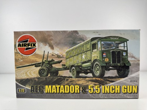 Airfix AEC Matador & 5.5 Inch Gun Military Army 1/72 Scale Plastic ...