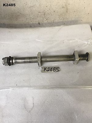 KAWASAKI ZX 10R 2014 REAR AXLE AND ADJUSTABLE BLOCKS GENUINE OEM K2485 ...