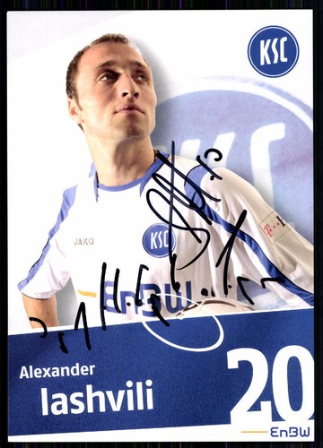 Alexander Iashvili Karlsruher SC 2008-09 Original Signiert + A 81842 | eBay