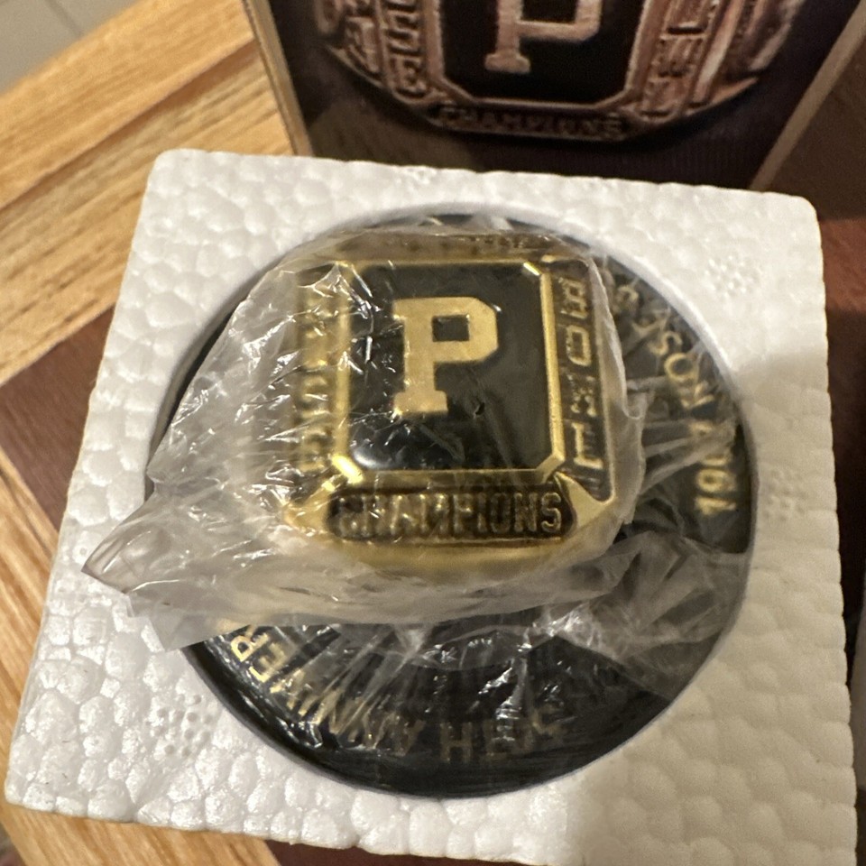Purdue Boilermakers Football 1967 Rose Bowl Replica Championship Ring ...