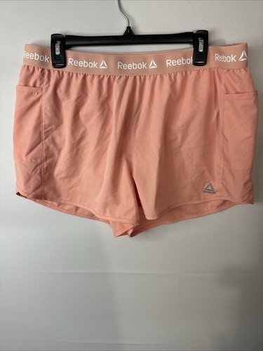 Reebok Peach Fearless Running Shorts with Side Pockets Women's XL BX11 ...