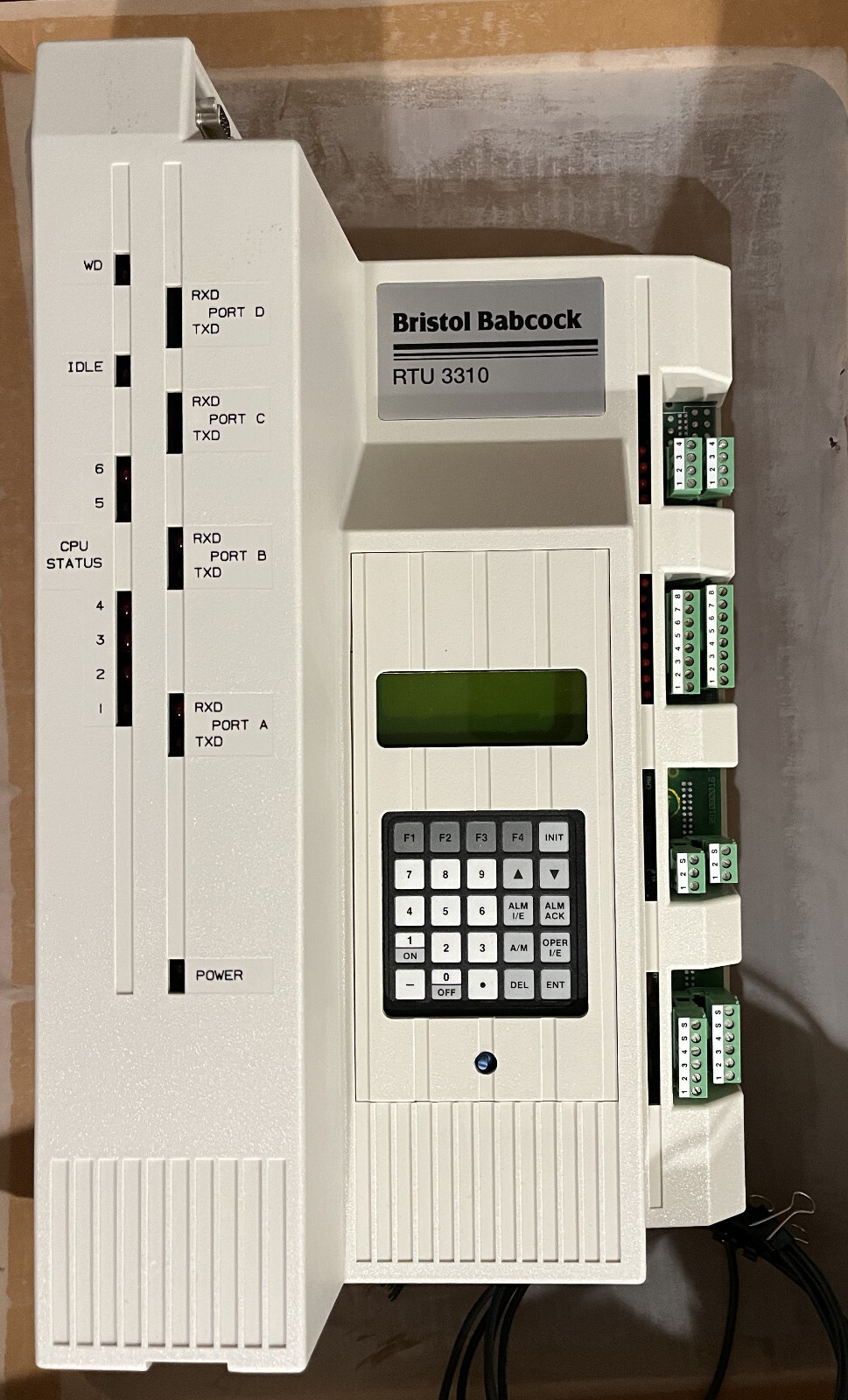 Bristol Babcock RTU-3310 RTU3310 Programmable RTU Controller 24V Dc ...