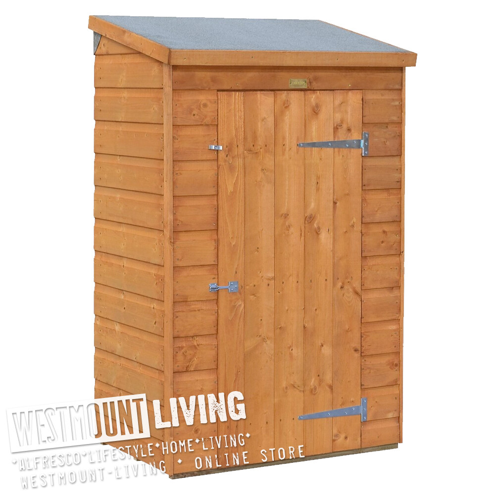 3x2FT WOODEN SMALL GARDEN SHIPLAP SHED MIDI MINI STORE WOOD 3x2 FT 3 x ...