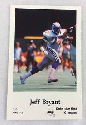NFL 1986 Seattle Seahawks 7-Eleven Coke Police Card-Jeff Bryant ...