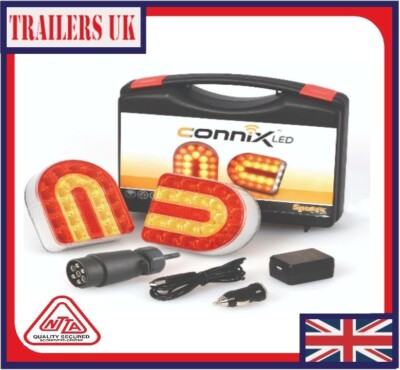 CONNIX Wireless Trailer Lighting Set LED Magnetic 12V S.130977 Tractor ...