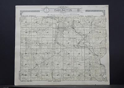 Wisconsin, Lafayette County Map 1910, Township of Darlington Q2#32 | eBay