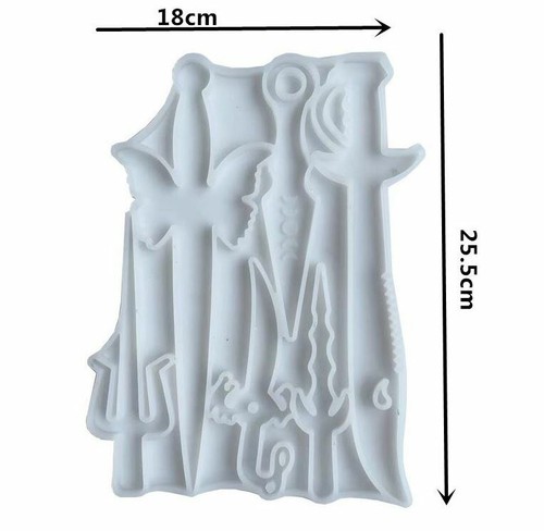 Sword Knife Silicone Mould Mold Resin Casting Craft Epoxy UV ...