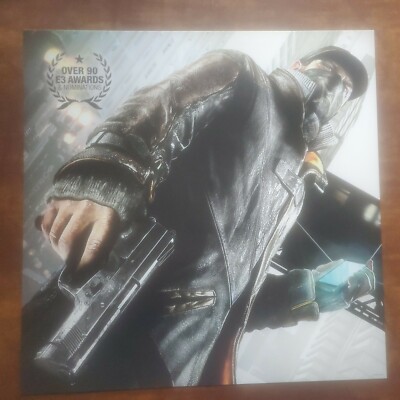 Watch Dogs Poster Vinyl Gamestop Promo 24"24" | eBay