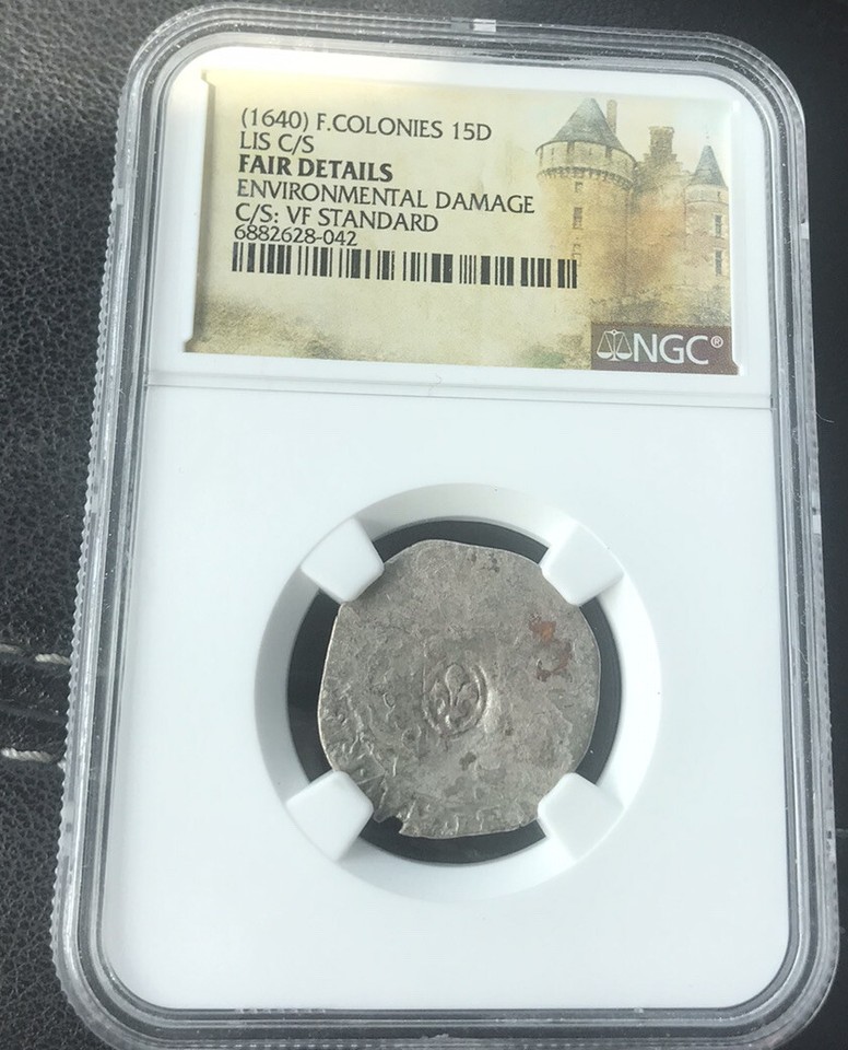 1640 France American Colonies 15 Deniers Coin- NGC Certified | eBay