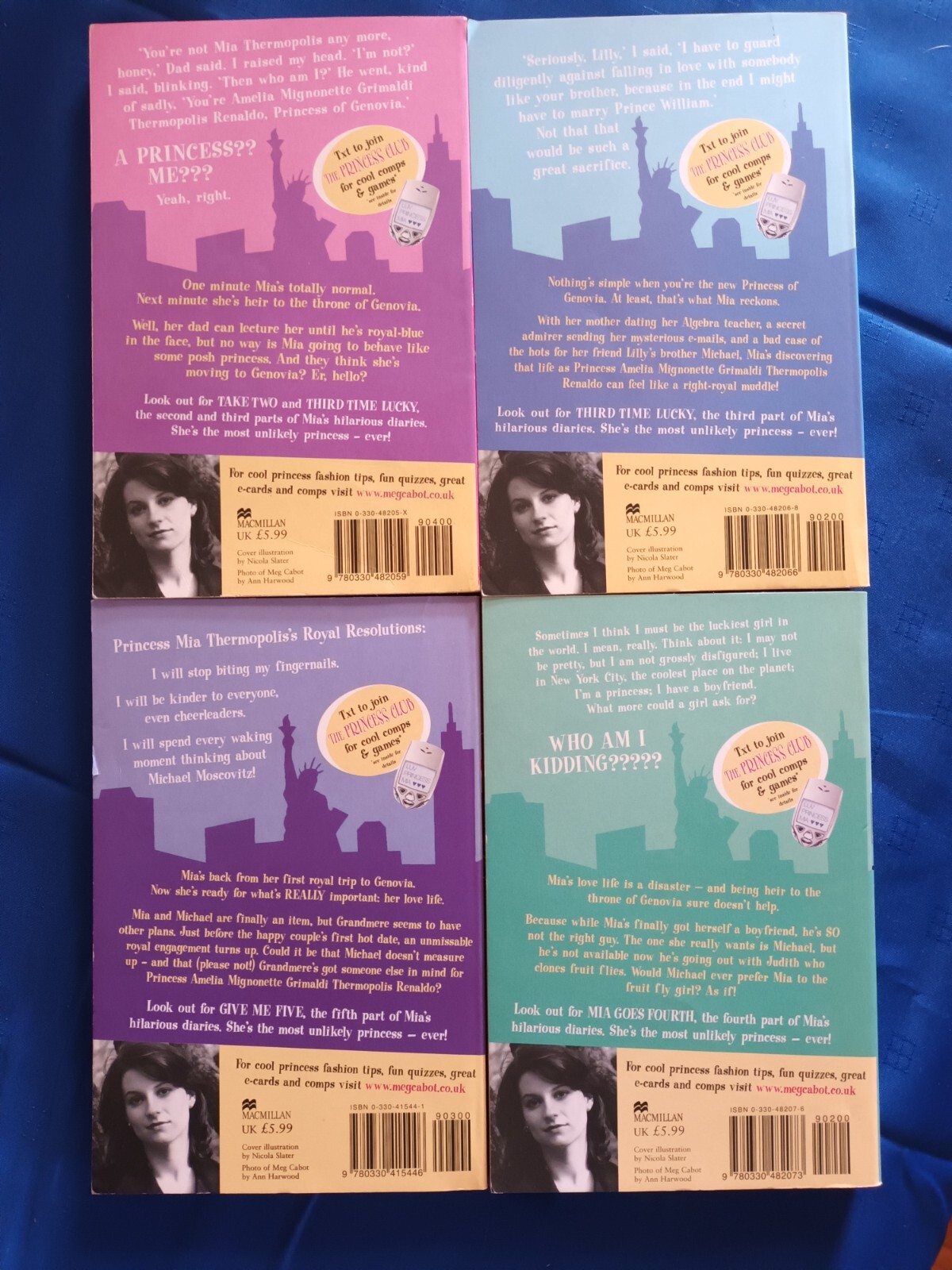 The Princess Diaries Collection Meg Cabot 4 Book Set | eBay