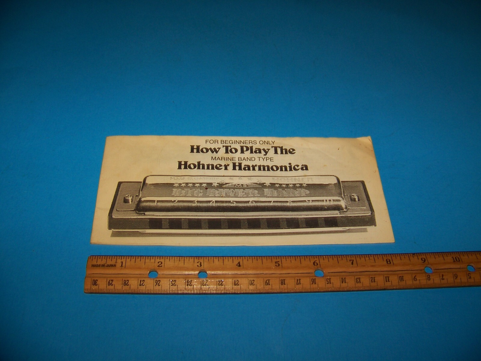 Hohner Harmonica Vintage How To Play Booklet Marine Band Type Hohner ...
