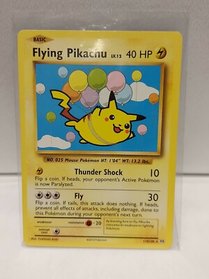 Pokemon Flying Pikachu 110/108 Secret Rare Card | eBay