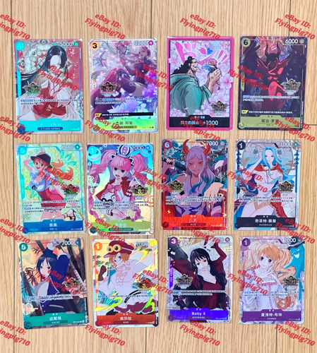 One Piece Chinese Card Game Exclusive 3rd Anniversary Set of 12pcs ...
