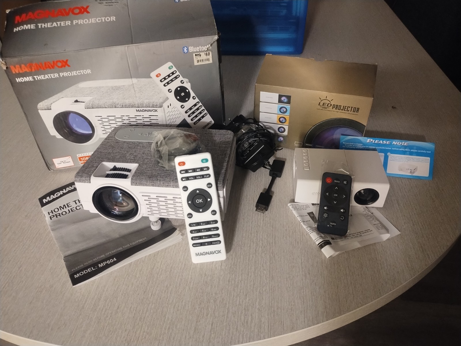 Magnavox MP601 1080p Home Theater Projector with Bluetooth - White for ...