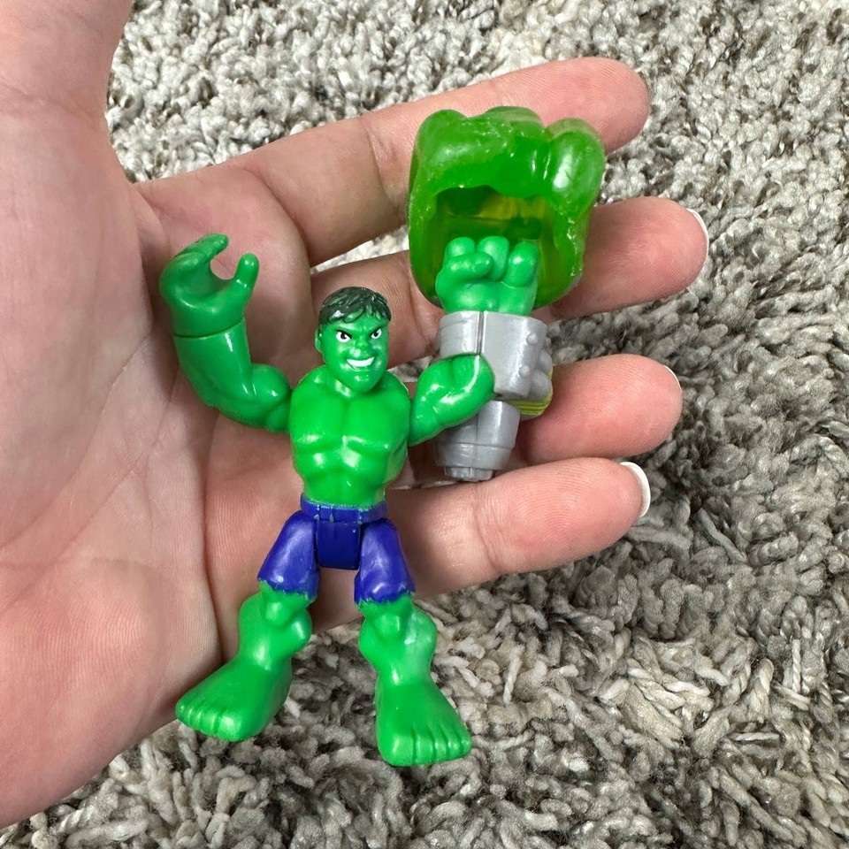 Hulk Power Up Fist Action Figure Playskool Marvel Super Hero Avengers ...