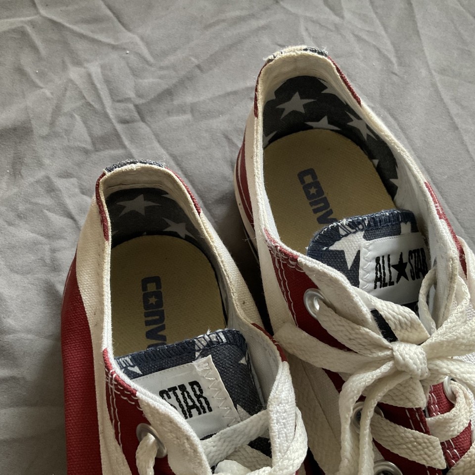 Converse CTAS Size 5 Stars & Bars Low Top Trainers Lace Up Americana ...
