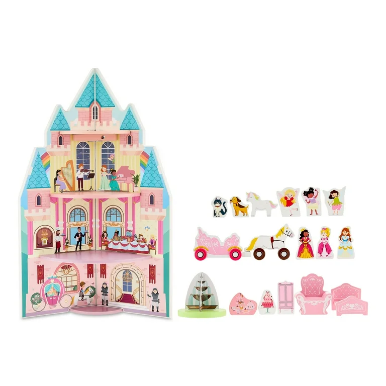 Spark Create Imagine Wooden Princess Castle Play Set **NWT** | eBay