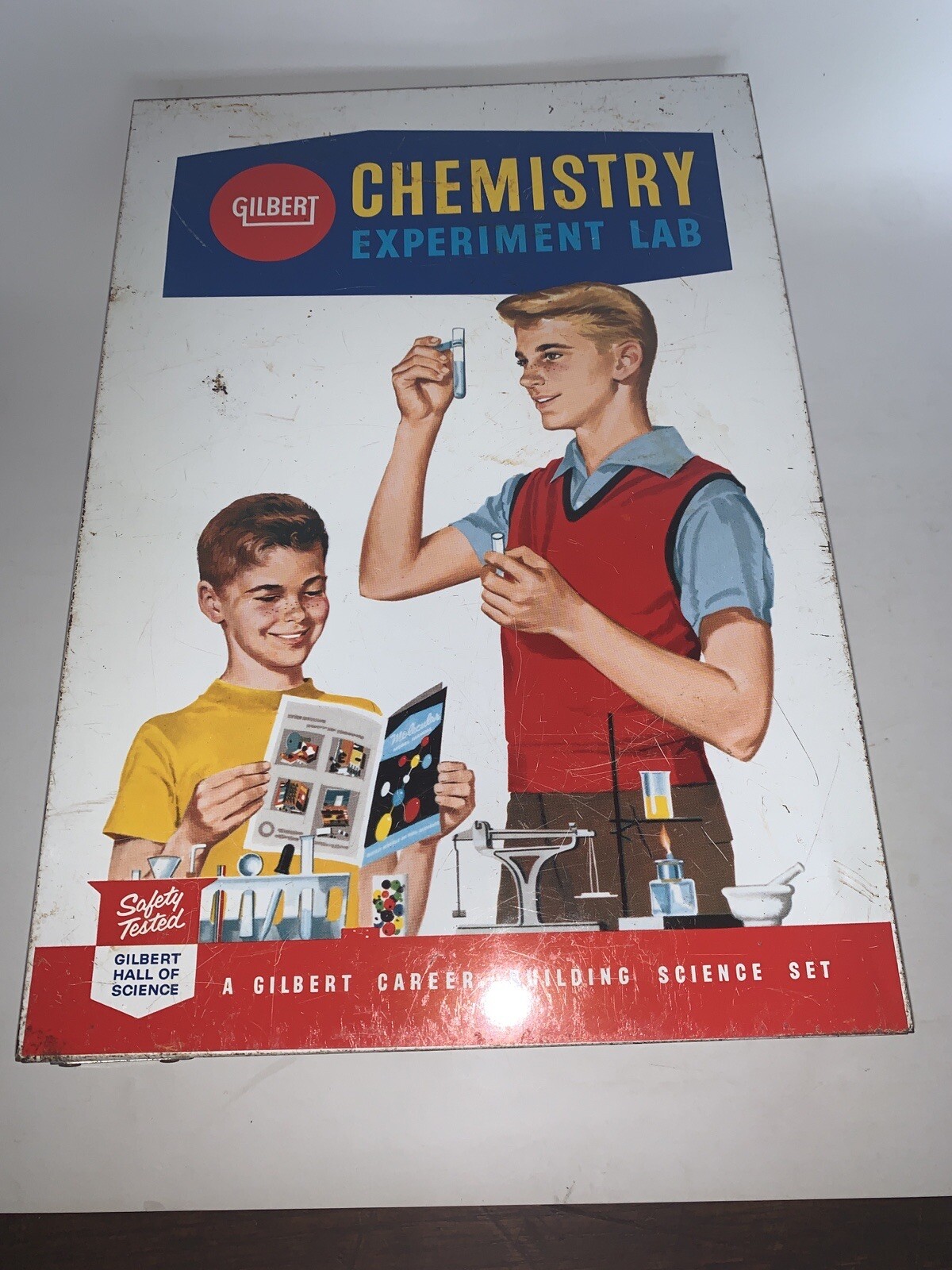 Vintage Gilbert Chemistry Experiment Lab Metal BOX Only | eBay