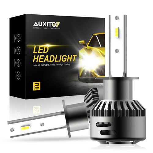H1 LED Headlight Globe 6500K High Low Beam Driving Lamp Bulb 9000LM ...