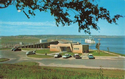Postcard Observatory Over Looking Fort Randall Dan Pickstown South ...