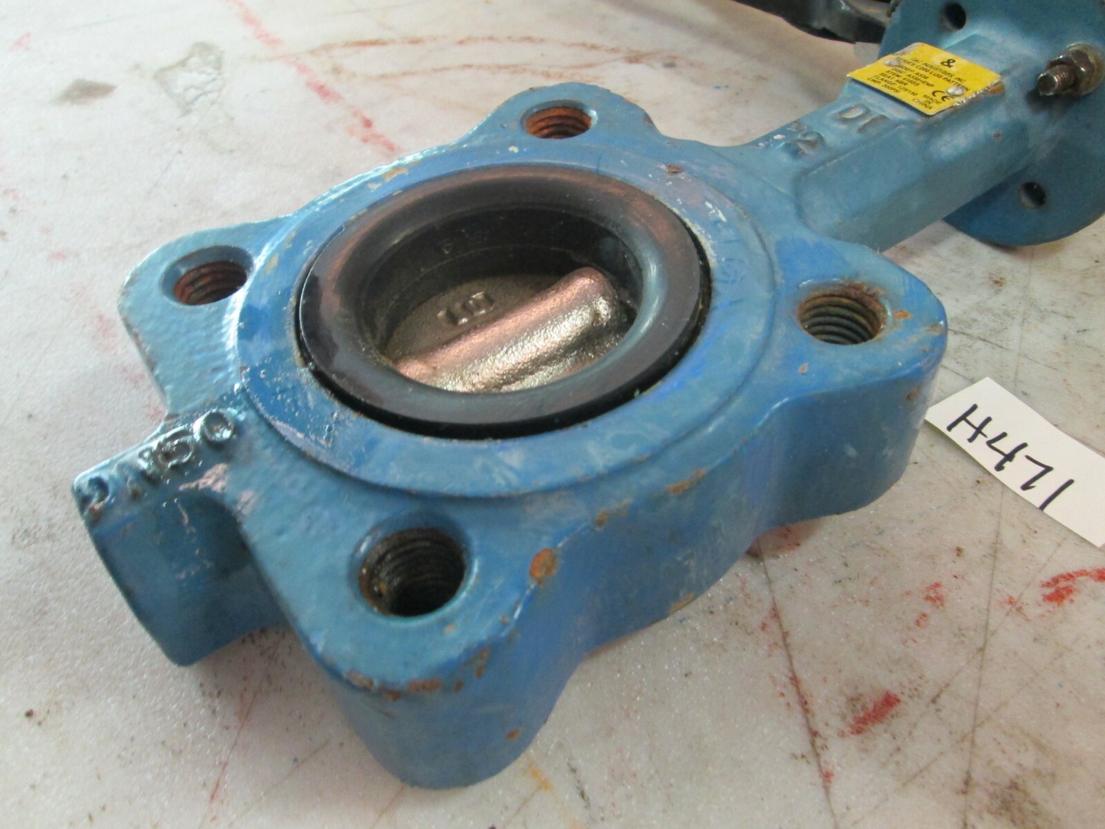 C&C Series C200 Butterfly Valve 2" Lug Type Disc: A536TENP Seat: NBR ...