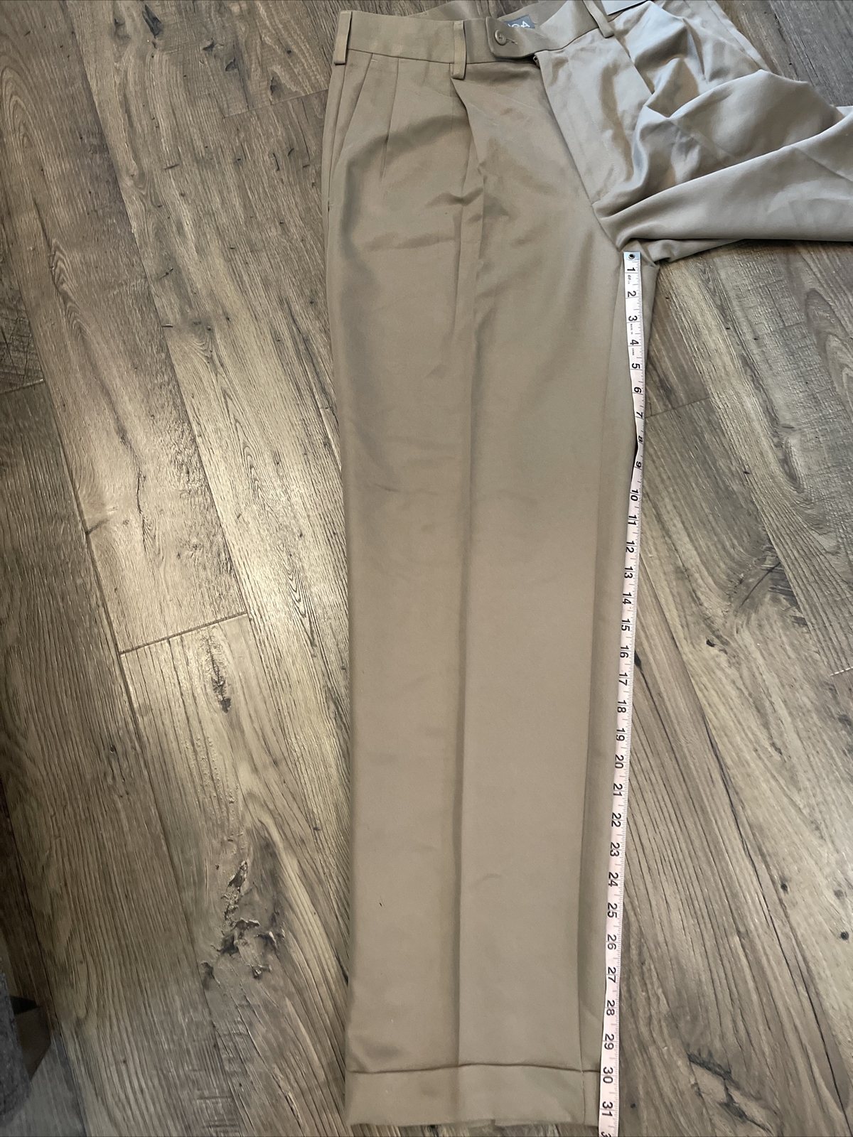 NEW Perry Ellis America Power Threads Dark Beige Dress Pants, Mens Size ...