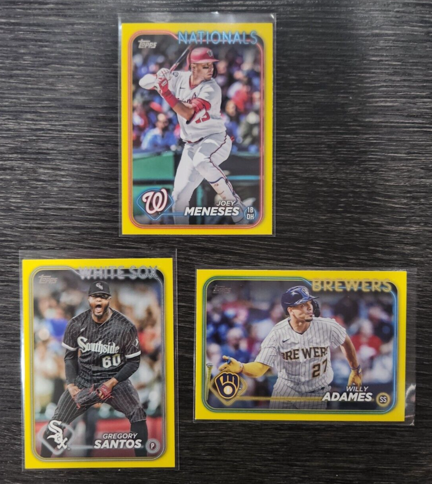 2024 Topps Series 1 Yellow Parallels Lot of 10 See Description For ...
