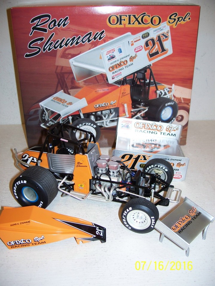 #21X RON SHUMAN 1/18 OFIXCO WORLD OF OUTLAWS SPRINT CAR GMP | eBay