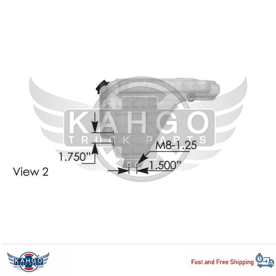 Coolant Reservoir IHC 575.10315 2604896C3 | eBay