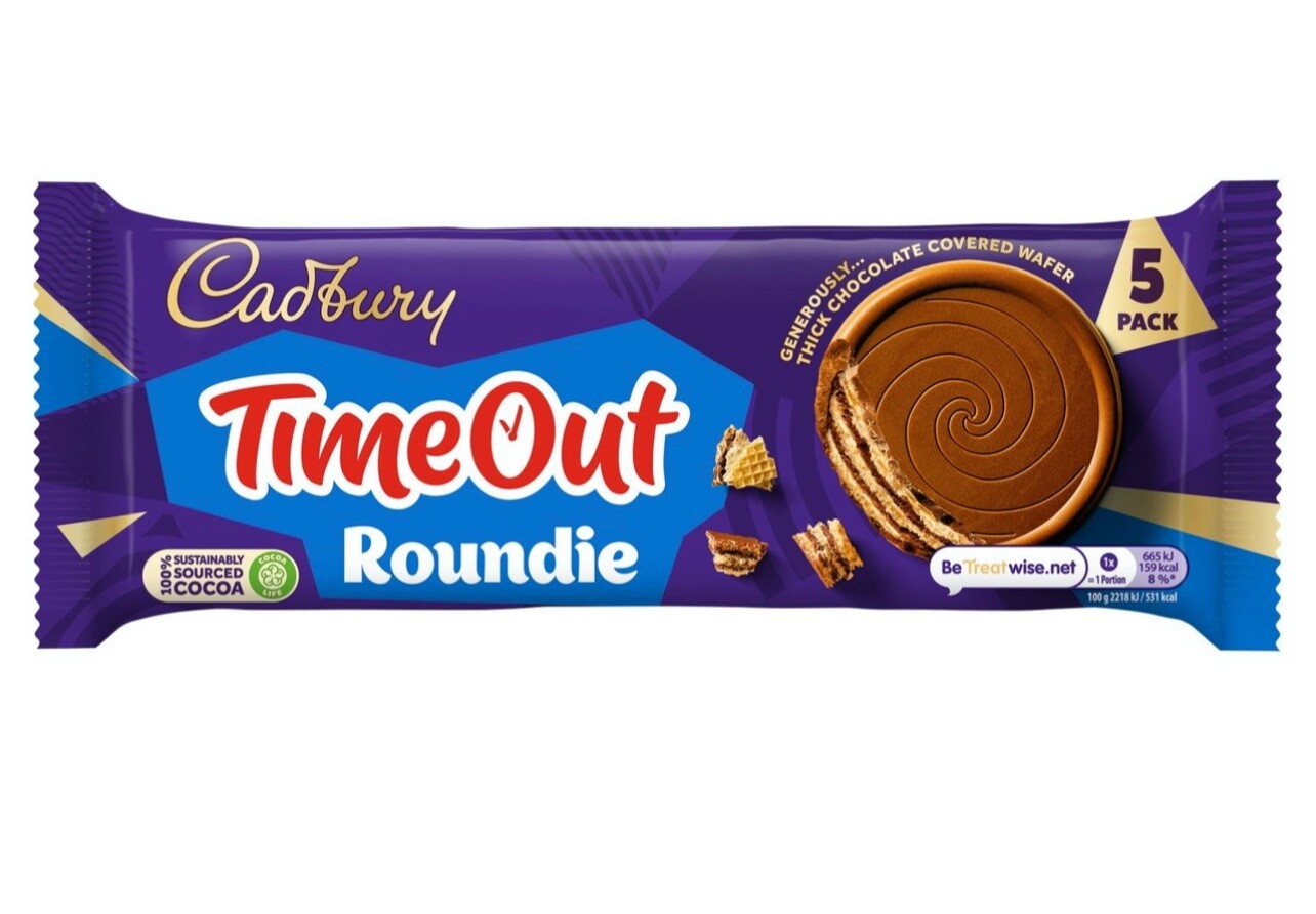 3 X Cadbury Time Out Timeout Roundie Milk Chocolate Biscuit 150G | eBay