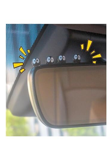 40 Pcs Black Cute Soot Sprites Car Rearview Mirror Accessories for Car ...